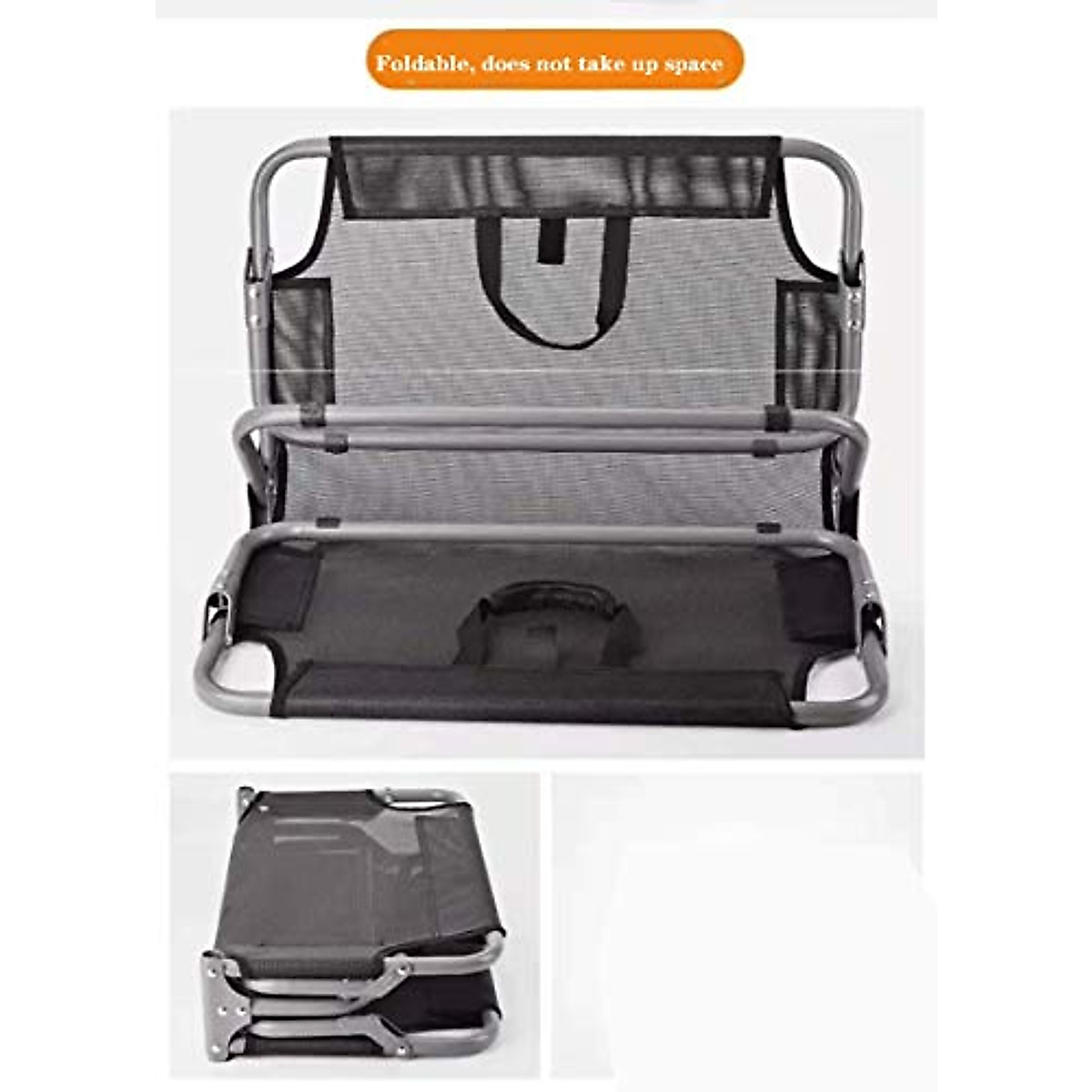 Oggo Pet Cot Elevated Bed | No Assembly Required | Premium Tear Resistant Cooling Mesh (Size : Large)