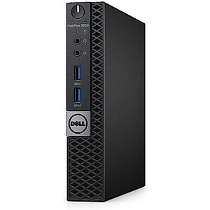 Dell OptiPlex 5050 Micro Form Factor (Intel Core i5-7600T, 16GB DDR4, 256GB SSD) WiFi, DP, HDMI, Windows 10 Pro (Renewed) â€¦
