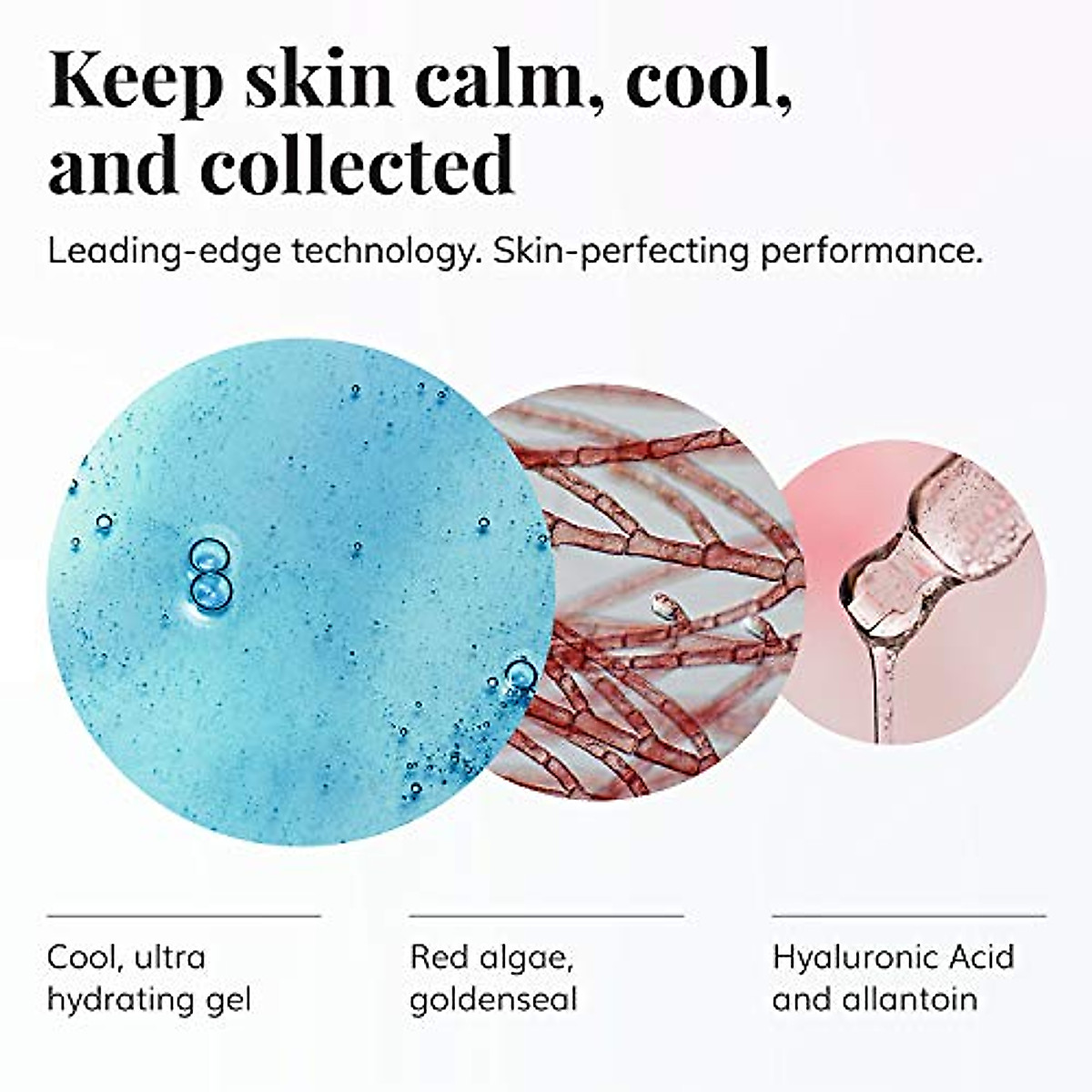 Le Mieux O2 Calming Gel - Conductive Facial Gel with Aloe - Soothe Mild Visible Irritation & Redness - Hydrating Hyaluronic Acid Gel for Microcurrent Devices - No Parabens or Sulfates (6 oz / 180 ml)