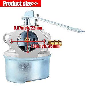 YOFMOO Carburetor Compatible for Tecumseh 632552 632557 632557A 632560 632560A 632641 640086 640086A 640092 640092A 640098 640098A 640311 HSK600 HSK635 TH098SA 3HP 3.25HP 3.5HP 3.75HP Snowblower