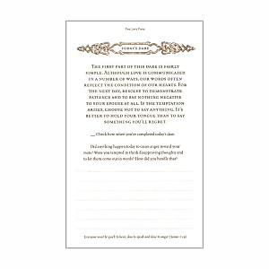 The Love Dare, LeatherTouch: Now with Free Online Marriage Evaluation