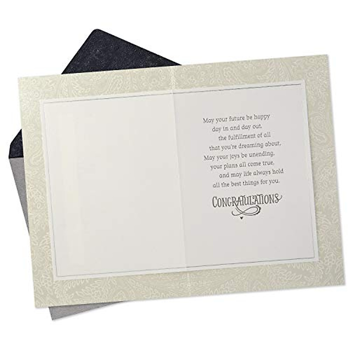 Hallmark Wedding Card, Bridal Shower Card (Wishing You Happiness in Your Marriage)