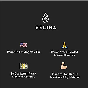 SELINA Shoe Hanger for Peloton - Shoe Holder Accessory for Peloton - Must have accessory for the Peloton Bike and Peloton Bike Plus - Shoe Hook Compatible with your Peloton Bike (2-Pack, Black)