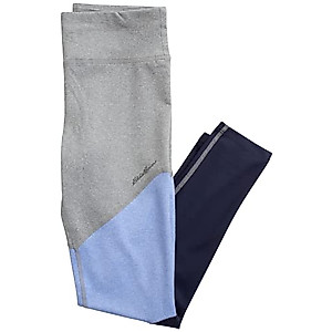 Eddie Bauer Girls' Leggings - Performance Stretch Activewear Leggings - Yoga Pants with Pocket for Girls (5-16), Size 16, Purple Heather