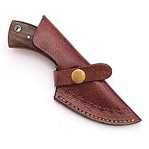 Sky Knives Handmade Fixed Blade High Carbon Steel, Hunting Knives, Bushcraft EDC Survival and Pocket Knife For Men With Sheath.