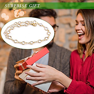 ESRICH 30 Ankle Bracelets for Women Set, Adjustable Size Beach Anklet Set, Imitation Golden Anklet,Jewelry Anklet for Women Beach Jewelry Gifts