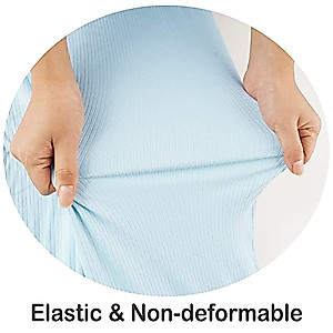 Lasoftan Jersey Swaddle Blanket, Ultra Soft Stretchy Receiving Blanket, Baby Boy Newborn Swaddle Wrap, 40 x 30 inches, 2 Pcs, Elephant