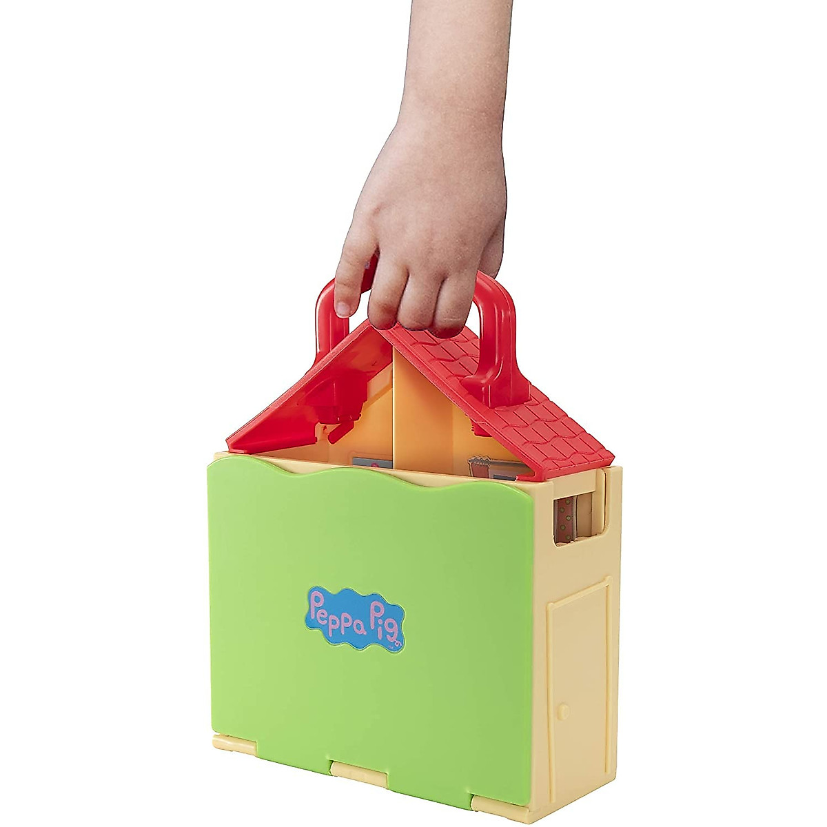 Peppa Pig Pop n’ Playhouse & Play n’ Go Campervan Combo Pack Playset, 15 Pieces - Includes 4 Character Toy Figures Plus Accessories - Toy Gift for Kids - Ages 2+