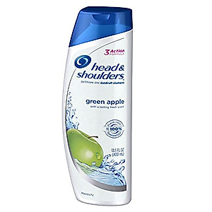 Head and Shoulders Green Apple Daily-Use Anti-Dandruff Shampoo, 13.5 fl oz