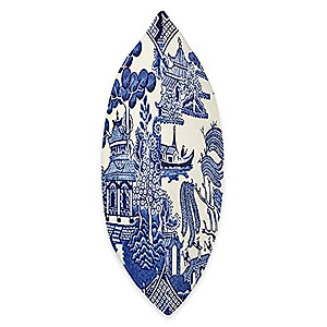 Blue Willow, Asian Pattern, chinoiserie Throw Pillow, 16x16, Multicolor