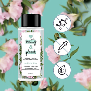 Love Beauty Planet Positively Shiny Conditioner, Indian Lilac Clove Leaf, 13.5 fl oz