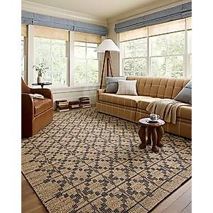Loloi Chris Loves Julia x Judy Natural/Graphite 5'-0" x 7'-6" Area Rug