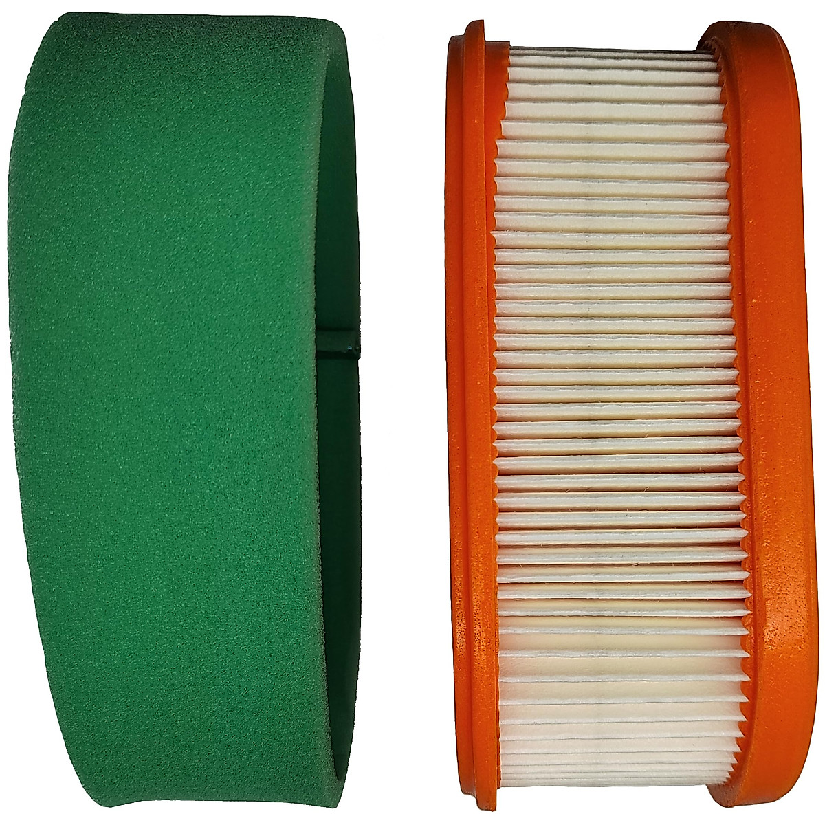 NIEHYICY 795066 Air Filter Replace for B & S 5419,796254 OEM Air Cleaner Cartridge with 796254 Pre Filter Fits Lawn Mower Air Cleaner Element