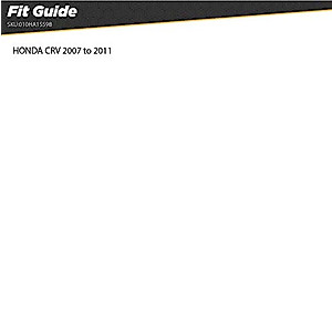 Scosche HA1559B Compatible with 2007-11 Honda CRV ISO Double DIN & DIN+Pocket Dash Kit Black