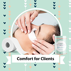 Lyon Lash Foam Tape | Medical Elastic Eyelash Tapes for Eyelash Extensions | Eyelash Extension Supplies Under Eye Pads Lint Free Patches Hypoallergenic Latex Free (1 inch x 4)