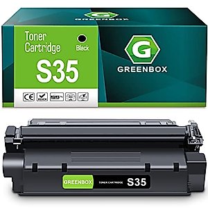 GREENBOX Compatible Canon S35 Toner Cartridge Replacement for Canon 7833A001AA Toner for imageCLASS D300 D310 D320 D340 D360 D383 Faxphone L170 L360 L380S Laser Class PC-D320 PC-D340 (1 Black)