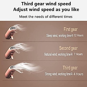 AOCOOLFAN Portable Neck Fan, Handheld Mini Fan Small Personal Fan, Hand Held Fan USB Rechargeable Eyelash Fan for Kids Girls Boys Woman Man Home Outdoor Travel (Pink)