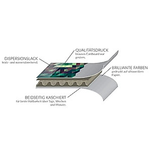 Google Cardboard POP! Cardboard + Free Head Strap and Cushion. for Android and iPhone up to 6 inches. Including Lenses. 3D Glasses VR Glasses Virtual Reality Viewer VR Goggles.