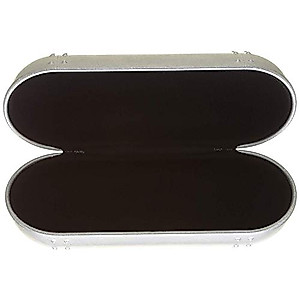 Oakley Men's Det Cord Rectangular Glasses (Matte Black, 61 mm) Bundle with Large Metal Vault Case and USA Flag Lens Cleaning Kit