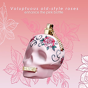 POLICE To Be Tattooart For Woman - Fragrance For Women - Floral Fruity Gourmand Scent - Creamy Sandalwood And A Powdery-Sweet Marshmallow Accord - Eye-Catching Skull Bottle - 4.2 Oz EDP Spray