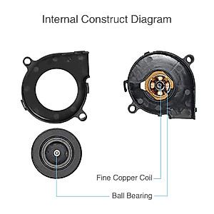 AiTrip 2Pcs 12V DC Brushless Blower Cooling Fan 50x50x15mm Fans for 3D Printer Humidifier Aromatherapy and Other Small Appliances Series Repair Replacement