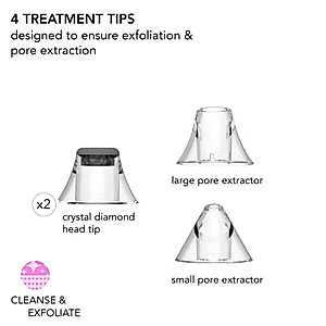 skn by conair Microdermabrasion Facial Tool, Remove Dead Skin Cells and Dirt from Clogged Pores