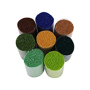 EXCEART 18pcs Wool Area Rugs Plush Yarn Cotton Ball Woobie Blanket Knitting Yarn Thick Bobbin Quilting Thread Bracelet String Carpet Embroidery Friendship braclets Floss