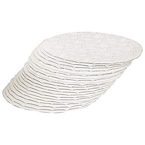 Cake S.O.S. 10" White Round Thin Drum 1/4", 25 count