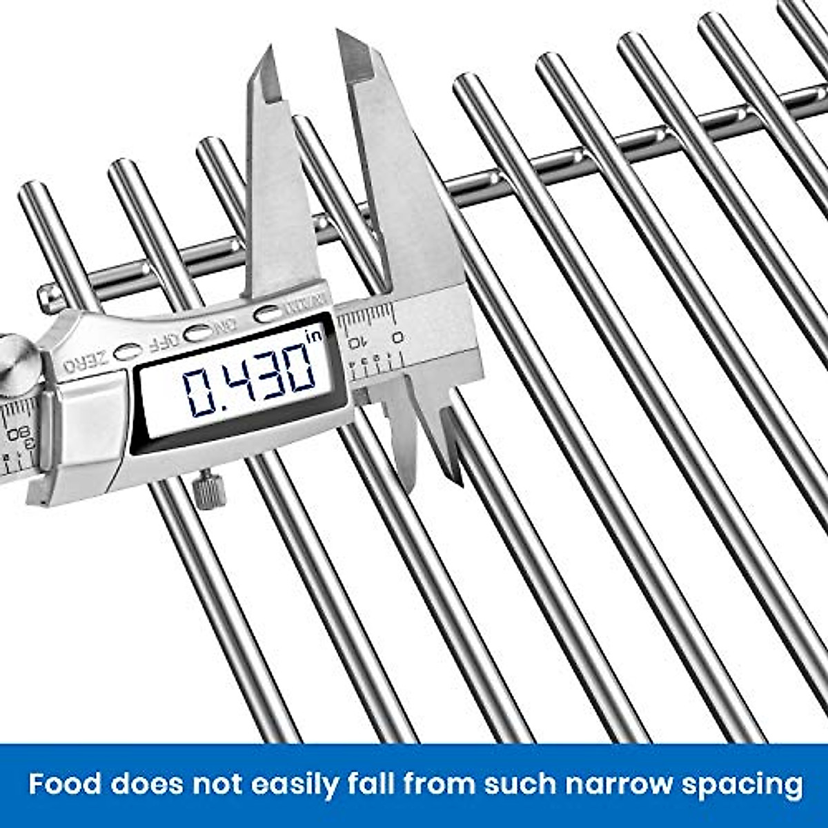 Stanbroil Stainless Steel Cooking Grate for Weber Genesis II and Genesis II LX 300 Series Gas Grills - Grill Grid Grate for Weber Genesis 2022 - Replacement Parts for Weber 66095 - Set of 2