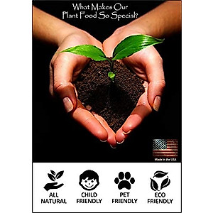 EarthPods Premium Flower Fertilizer - Easy Organic Flower Plant Food Spikes - 100 Capsules - Boost Blossoms (Great for Roses, Potted Annuals, Perennials, Flower Bulbs, Hanging Baskets)