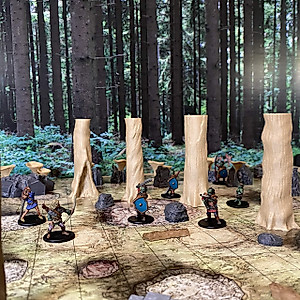 Extruded Gaming Beech Trees Set 1