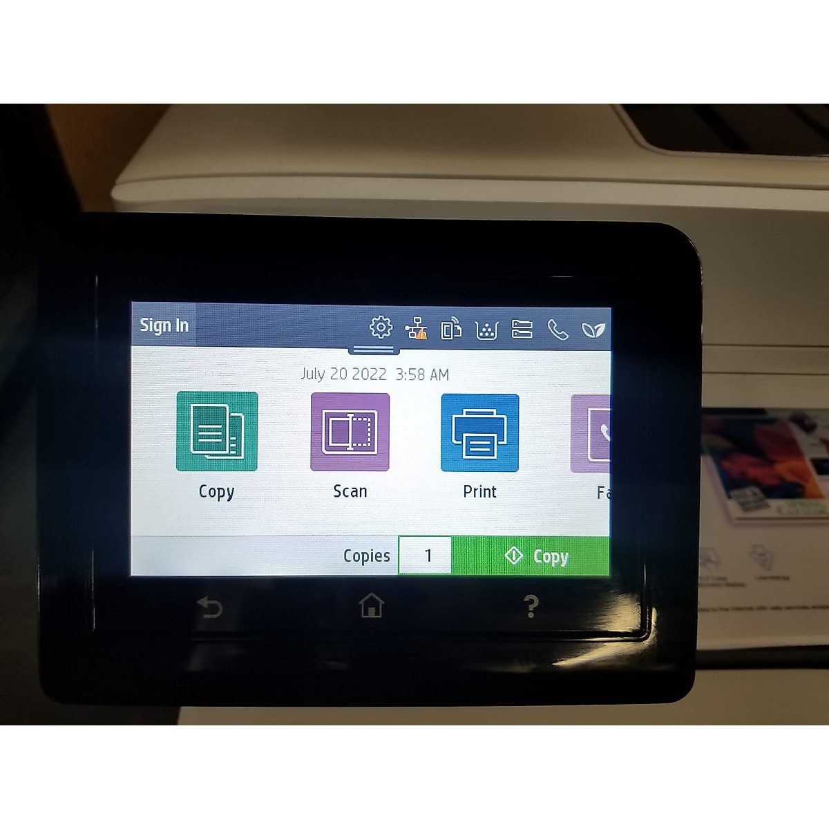 HP Color Laserjet Pro MFP M479fdn Printer, White (Renewed)