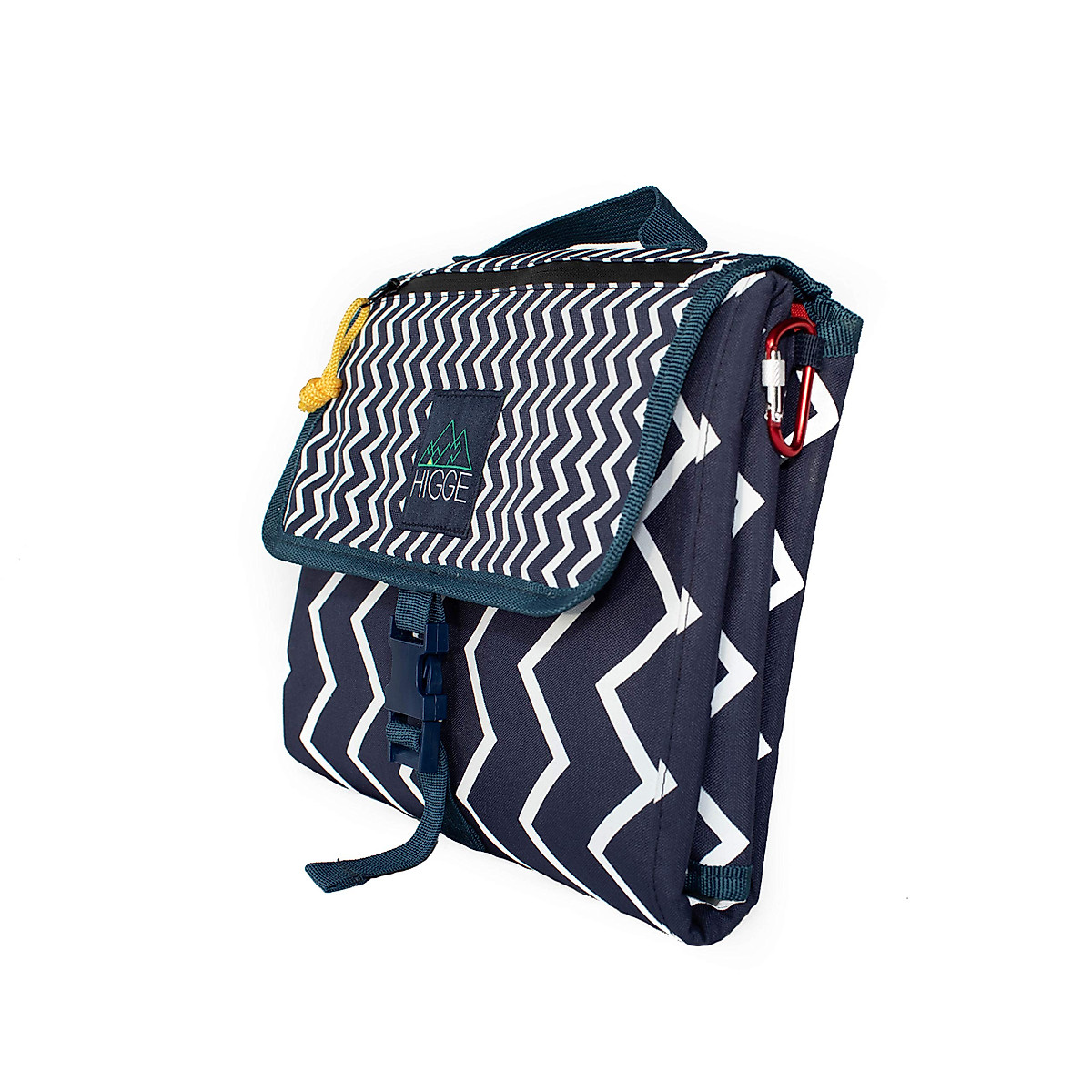 Higge Large Portable Baby Diaper Changing Pad Station, Diaper Clutch for Moms and Dads - Great for Toddlers, Babies and Newborns - Simple Scandinavian Design with Padded Mat, and Storage.