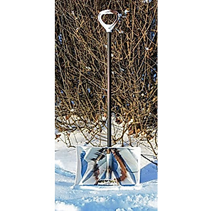 Bigfoot 18" Arctic Camo SnoDozer - Poly Combination Snow Shovel - Camouflage with Steel Core Handle 3997