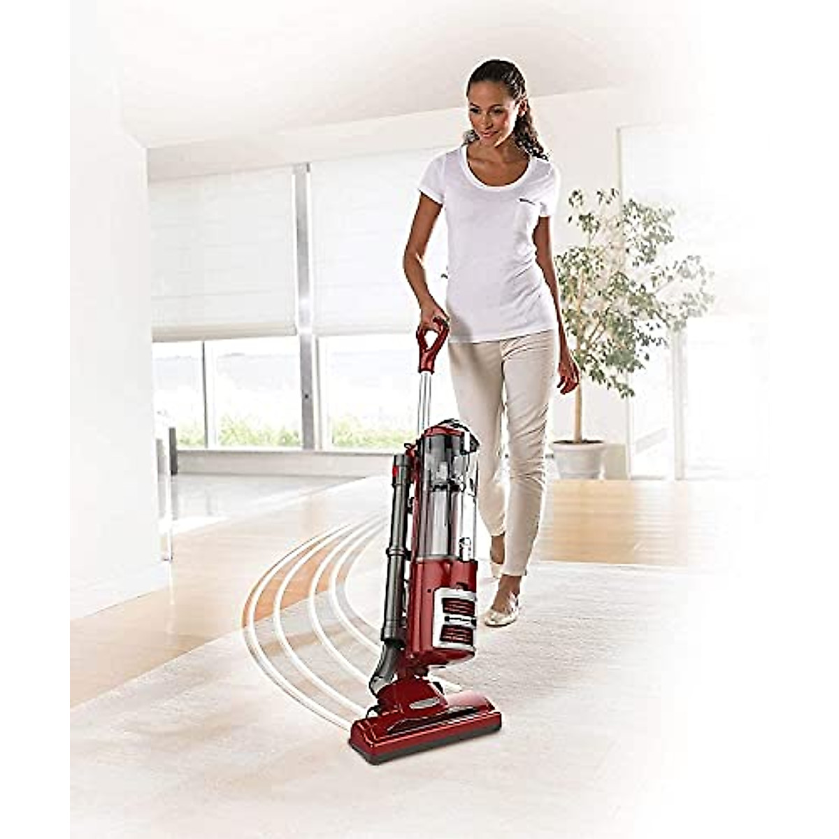Shark Navigator NV60 -RED Powered Lift-Away TruePet Upright Corded Bagless Vacuum for Carpet and Hard Floor with Hand Vacuum and Anti-Allergy Seal (Shark.Navigator NV60=RED)