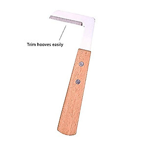 YANDEX Horse Farrier Tools, Horses Hoof Trimmers Tools, Equine Metal Shears Hoof Nipper Cutter Handle Knife Tools Suitable for Horses, Goats, Donkeys and Medium Large Animals.