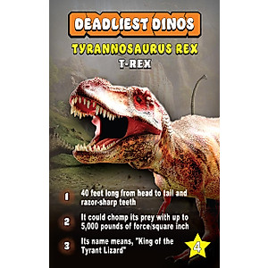 KosoGames Go Fish Dinos - Combines Classic Go Fish with The Fastest, Meanest, Largest, Smartest Dinos That have roamed The Earth. Ages 7 and up! SO FUN!!