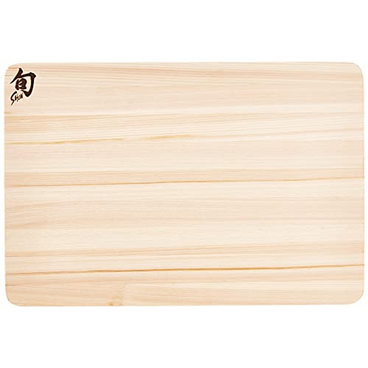 Shun Cutlery Medium Hinoki Cutting Board, 15.75" x 10.75" Medium Wood Cutting Board, Medium-Soft Wood Preserves Knife Edges, Authentic, Japanese Kitchen Cutting Board