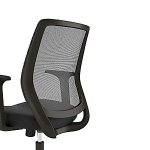 Union & Scale UN56947 Mesh Back Fabric Task Chair, Black