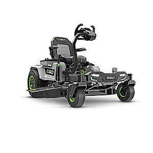 EGO POWER+ ZT4205S 42-Inch 56-Volt Lithium-ion Cordless Zero Turn Radius Mower with e-Steer™ Technology with (4) 12.0Ah Batteries and Charger Included