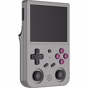 RG353VS Retro Video Handheld Game Console Linux System, 3.5 Inches IPS Screen 64G TF Card Preload 4450 Classic Games RK3566 64bit Gaming Console Compatible with Bluetooth 4.2 and WiFi