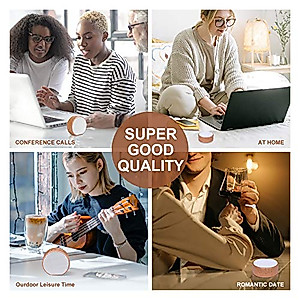 UZiLaCo Wireless Speakers, Portable Bluetooth Speaker with IPX4 Waterproof, Perfect Small Size, HD Sound, Wireless Bluetooth Speaker for Home Office Bookshelf Outdoor Travel Camping-White