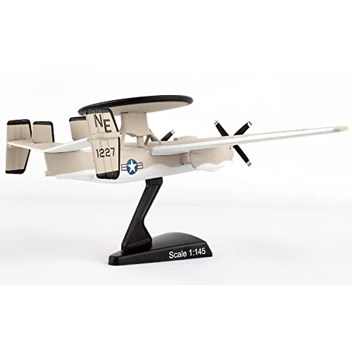 Daron Worldwide Trading Postage Stamp USN E-2C Hawkeye 1/145 Vaw-116 Sun K Airplane Model