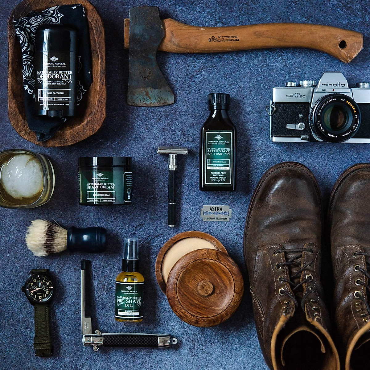 MNSC Naturally Better Pre-Shave Oil for a Smooth, Irritation-Free Shave | Premium Oils, Hypoallergenic, Made in USA, Simple, All-Natural, Plant-Derived Ingredients