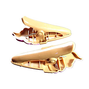 Pink Ice Cream Style Beach Towel Clips Jumbo Size for Beach Chair, Cruise Beach Patio, Pool Accessories for Chairs, Household Clip, Baby Stroller. by C&H Solutions