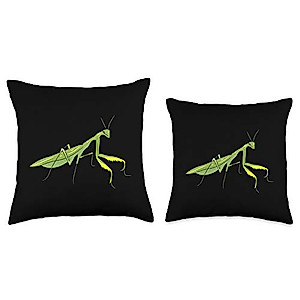 Cute Praying Mantis Tees And Gifts Cute Love Funny Praying Mantis Throw Pillow, 16x16, Multicolor