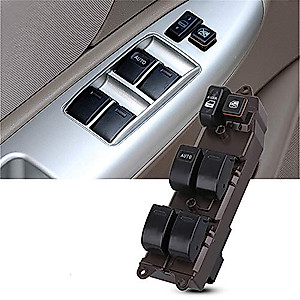 Obaee Master Door Lock Window Switch Control Button Compatible with Toyota Camry 2002-2006, Corolla/Matrix 2003-2008, Sienna 2004-2009, Tacoma and Scion xA/xB 2005-2007, Replace 84820AA070 901-705