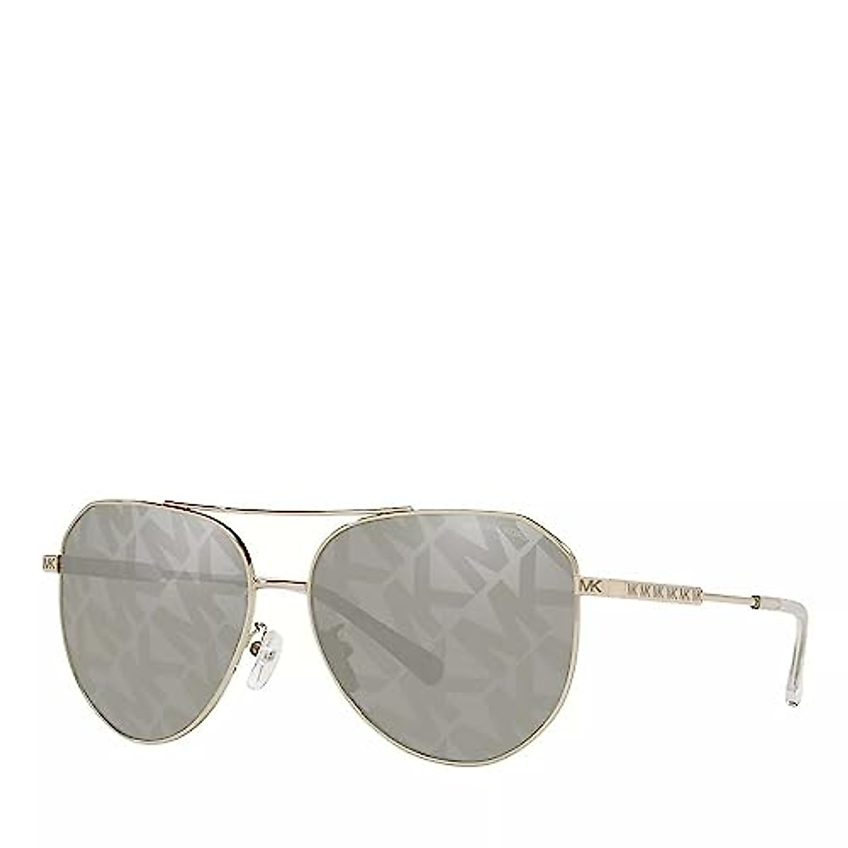 Michael Kors Mk Mirrored Gold Silver Aviator Ladies Sunglasses MK1109 1014/E 60