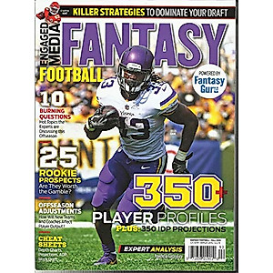 ENGAGED MEDIA FANTASY FOOTBALL MAGAZINE, 2018 FOOTBALL DRAFT GUIDE FALL, 2018