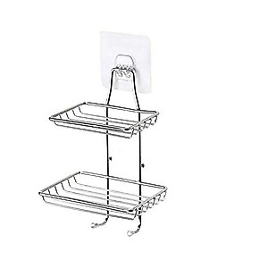 Chris.W 12 Pack Clear Adhesive Suction Sticker for No Drilling Bathroom Shower Shelf Accessories, Super Strong Adhesive Wall Sticker for Corner Shower Caddy and More